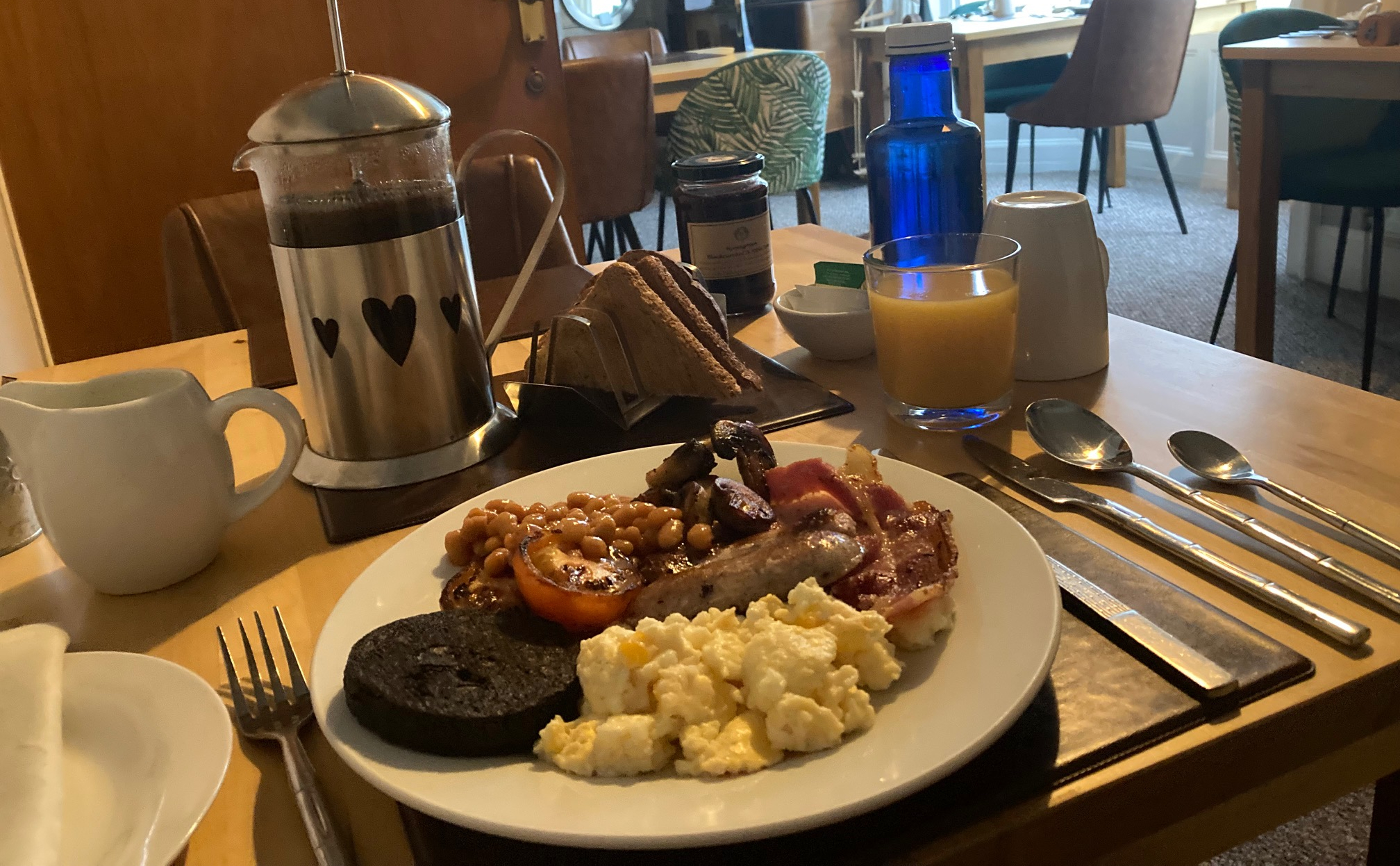 Breakfast - Kelston Guest House Bed & Breakfast Weymouth